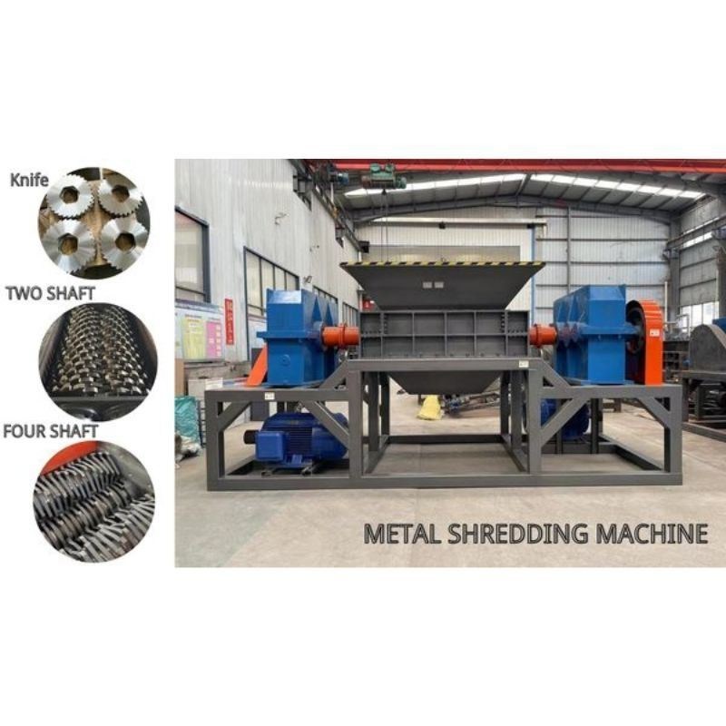 MCS-1000 Mobile Shredder Recycles Industrial Solid Waste and Household ...